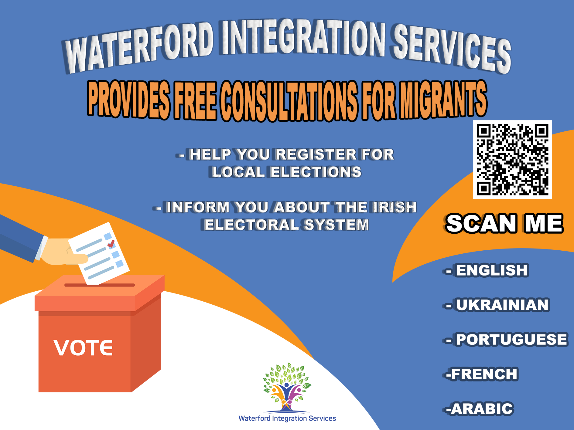FREE Consultation for migrants – Waterford Integration Services